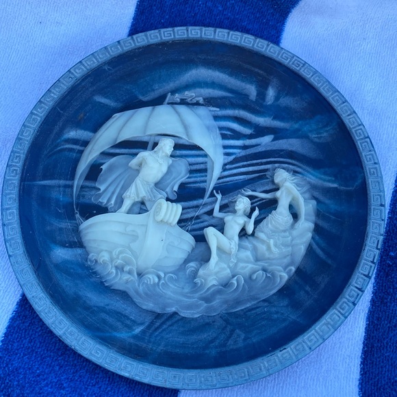 Incolay Studios | Accents | Solid Lapisblue Incolay Cameo Stone Plate ...